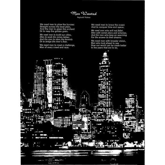 None and/or Unknown | Other | Men Wanted Reginald Holmes 97s Poem Retro ...